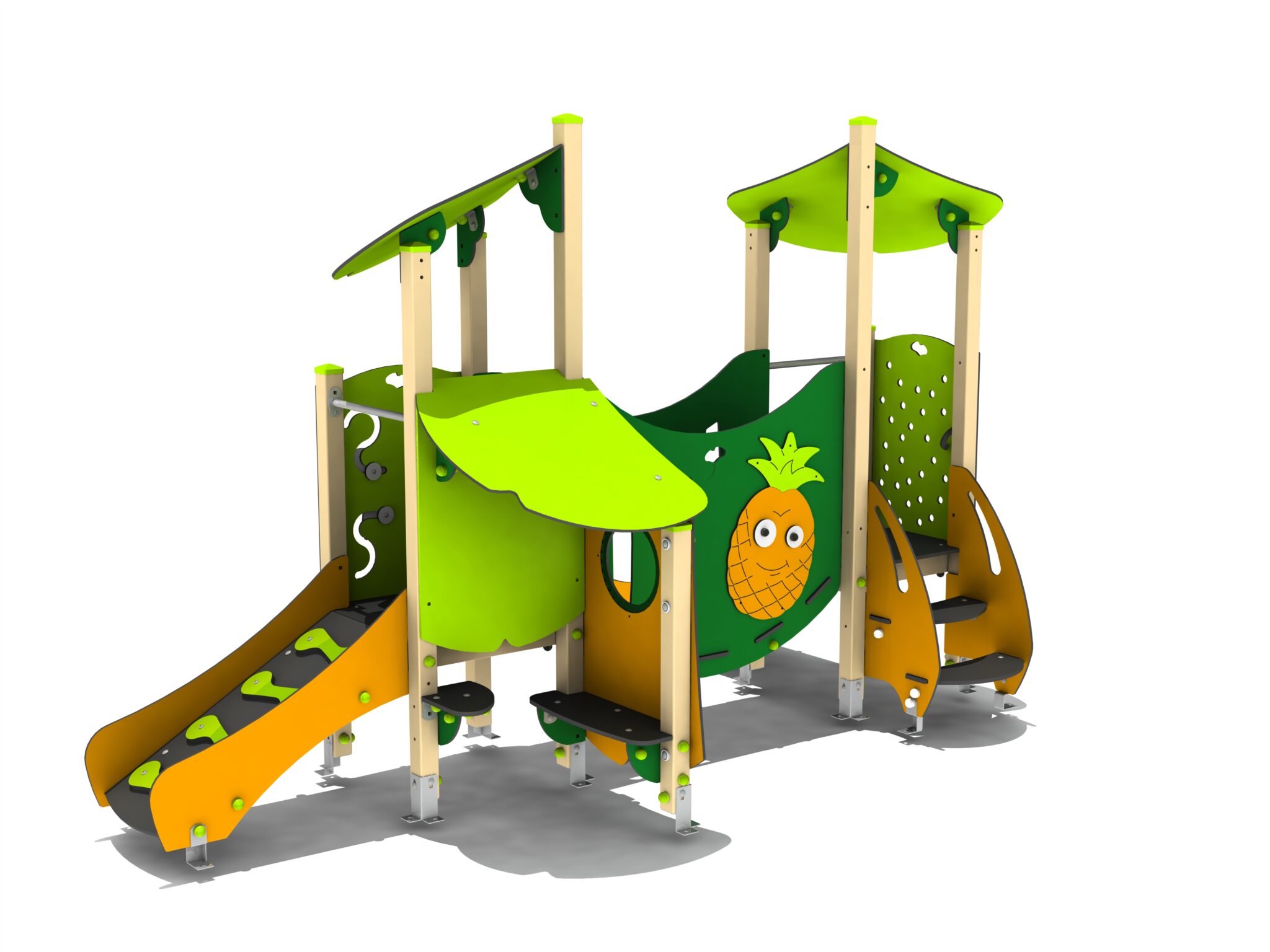 Discover the Fully Customized Pineapple-Themed Playground at Grand ...